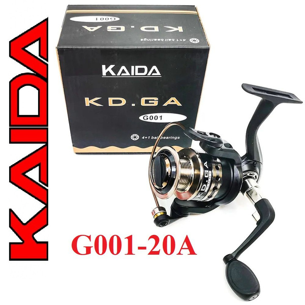 Катушка KAIDA G001_черный, Безынерционная, 2000, Передний фрикцион купить по низкой цене с ...