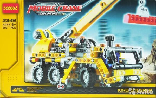 Конструктор DECOOL 3349 Автокран - купить с доставкой по выгодным ценам в интернет-магазине OZON ...