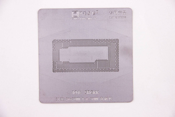 Трафарет для пайки i3-1005G1 SRG0S SRGKF BGA1526, 1 шт. - купить с ...