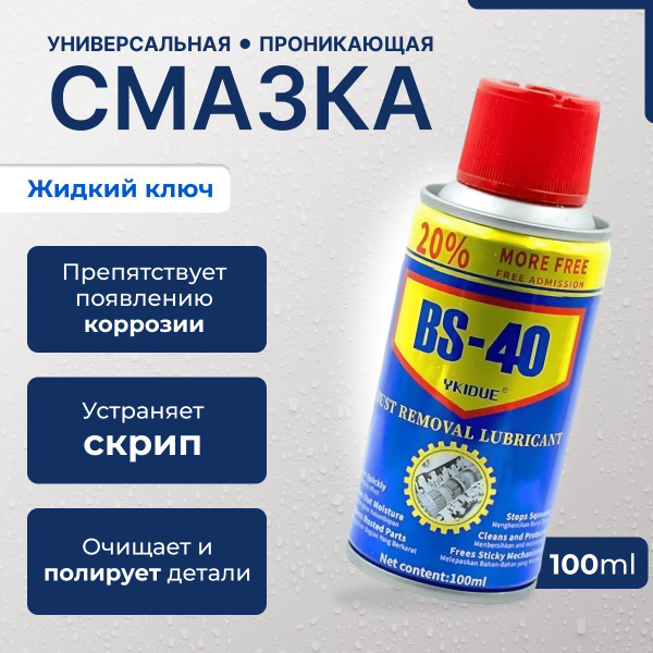 Смазка силиконовая для автомобиля, универсальная проникающая смазка, BS ...