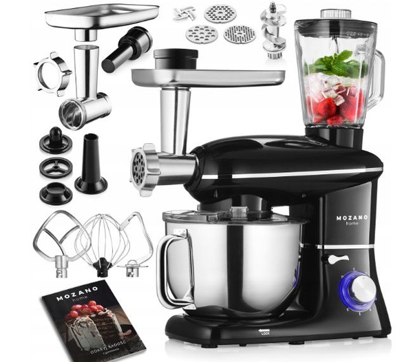 Кухонный комбайн с мясорубкой Mozano Kitchen Assistant 2200 Вт черный ...