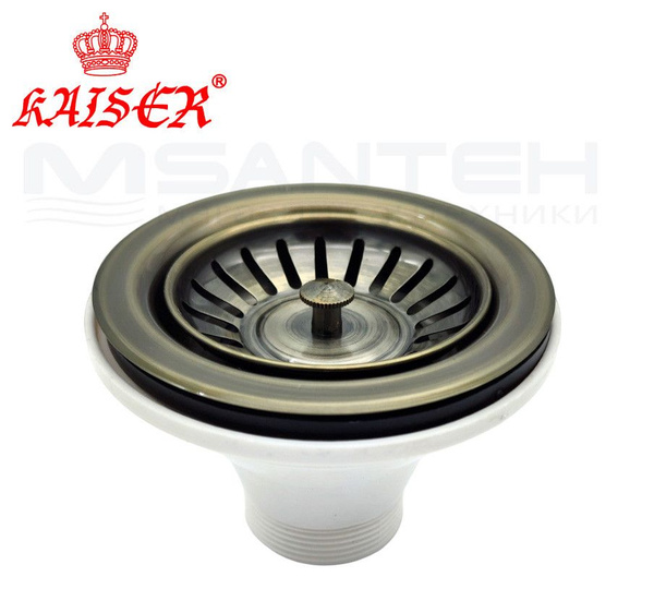 Выпуск KAISER KA-5111 для сифона 40*3 1/2" - купить с доставкой по выгодным ценам в интернет ...
