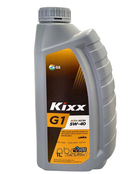 Масло моторное KIXX G1 A3/B4 5W-40 Синтетическое - купить в интернет ...