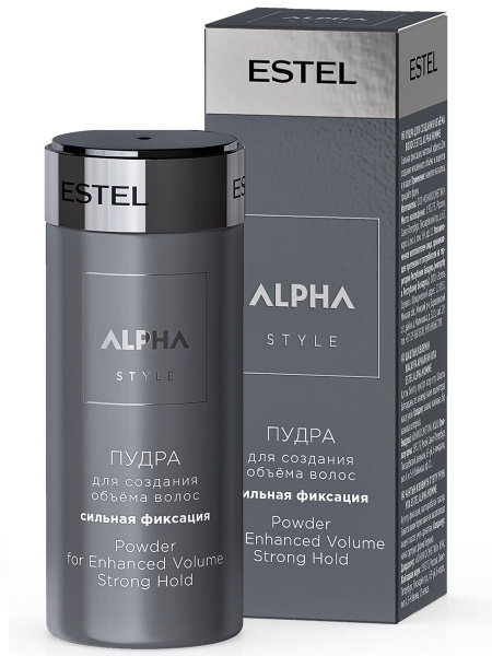 ESTEL PROFESSIONAL Пудра ALPHA сильной фиксации для создания объема 8 г ...