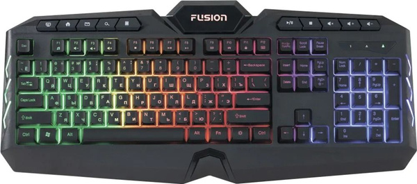 Мембранная клавиатура Fusion GK-628 черный_2523 озон купить по низкой ...