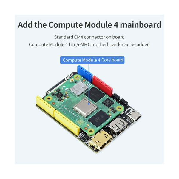 Плата расширения Waveshare Cm4 Duino совместимая с Raspberry Pi Base M2 купить с доставкой