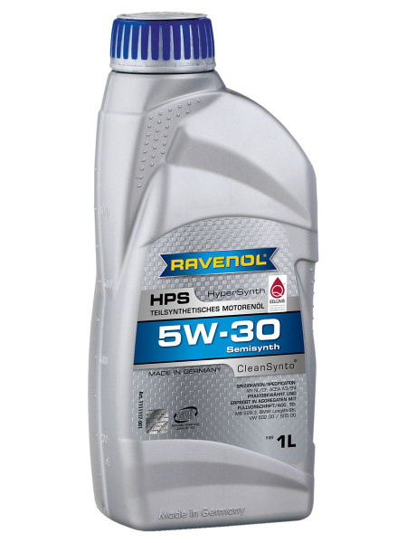 Масло моторное RAVENOL HPS 5W-30 Полусинтетическое 1 л 1111117-001-01 ...