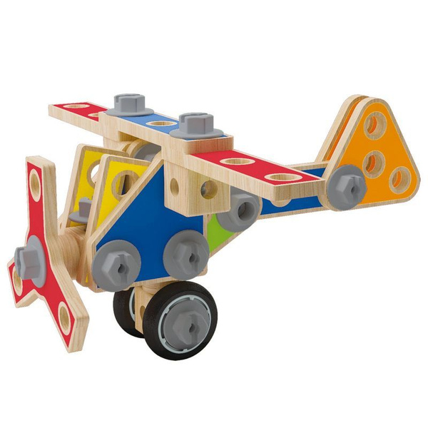 HAPE Детский деревянный конструктор Мастер 62 элементам купить на OZON по низкой цене (890771405)