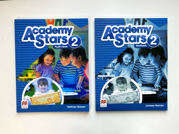Academy Stars 2, Pupil's Book + Workbook + CD ( учебник, раб.тетрадь и ...