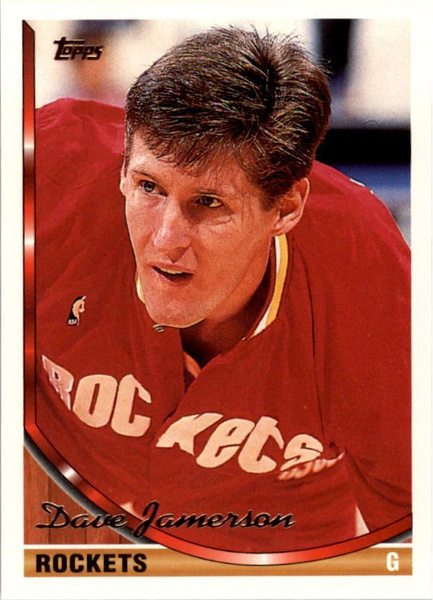 1993 Коллекционная баскетбольная карточка №35 Dave Jamerson - купить с ...
