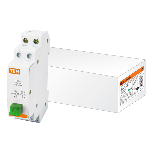 Кнопочный пост, Выключатель кнопочный c фиксацией и индикацией ВК-47M ...