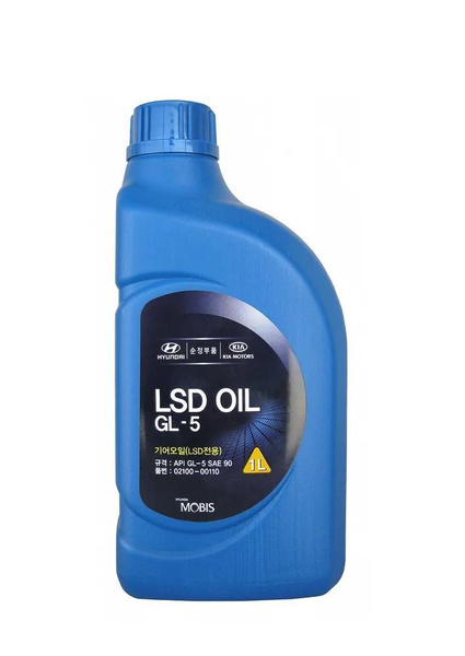 Масло трансмиссионное минеральное HYUNDAI LSD OIL SAE 90 (1 литр), для ...