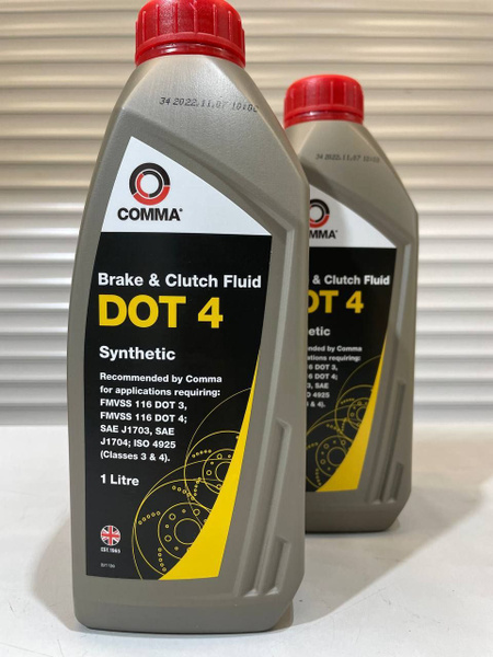 Жидкость тормозная Comma Сомма DOT 4 DOT 4 - купить по доступной цене в интернет-магазине OZON ...