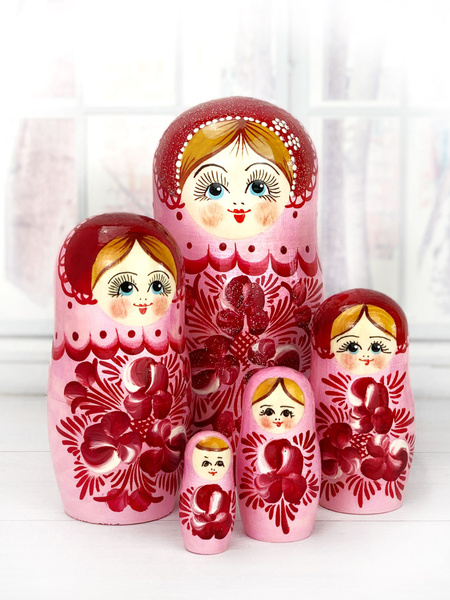 Матрешка деревянная детская традиционная развивающая игрушка ...