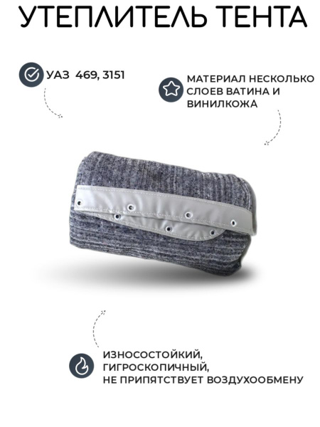 Утеплитель тента УАЗ 469, 3151 - купить по выгодной цене в интернет ...