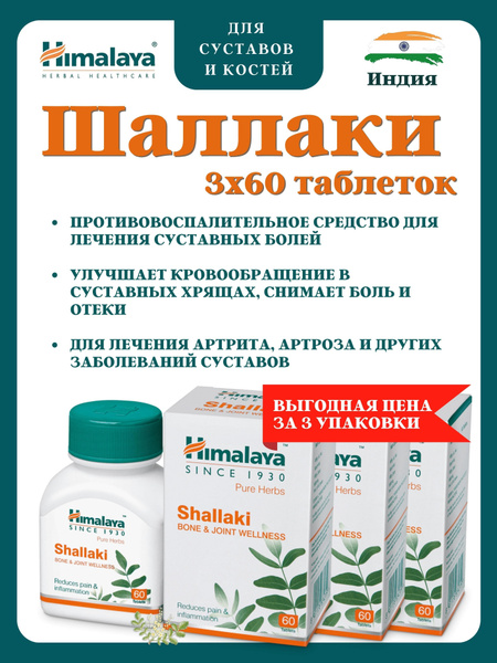 Шаллаки, Shallaki, 3х60 таб купить на OZON по низкой цене (916559237)