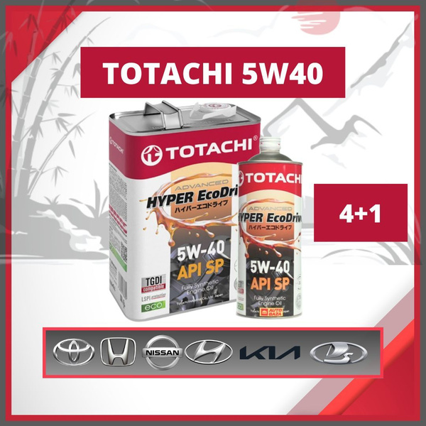 Масло моторное TOTACHI 5W-40 Синтетическое - купить в интернет-магазине ...