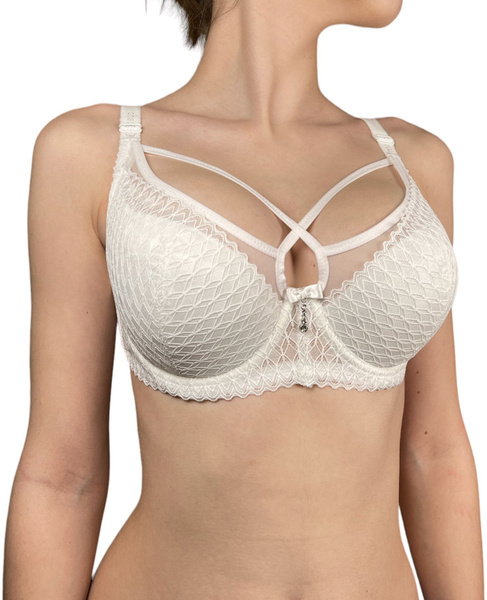 Бюстгальтер Женский VE.NU.S формованная чашка, размер 80D белый Вечерний/праздничный Китай ...