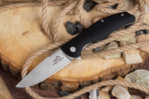Нож туристический Складной нож Free Tiger black FT801, длина лезвия 81 ...