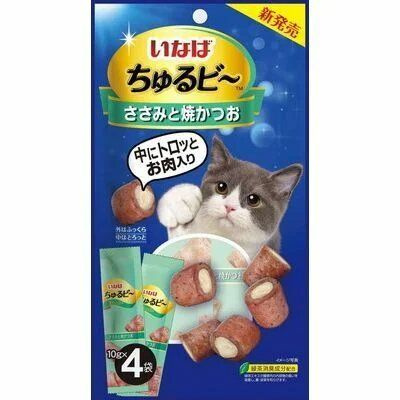 Лакомство INABA Churu Bee запеченные трубочки с нежной начинкой из ...