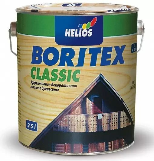 BORITEX CLASSIC 2,5л №12 Макаср Лазурь для защиты древесины 47966203 ...