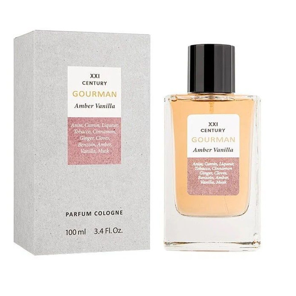 XXI CENTURY Gourman Amber Vanilla Одеколон 100 мл (969606506)
