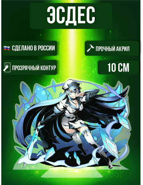 Аниме фигурка акриловая Убийца Акаме Akame ga Kill! Эсдес - купить с ...
