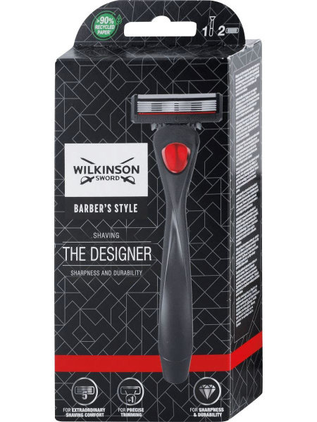 Wilkinson Sword Barber's Style The Designer бритвенный станок с 2 ...