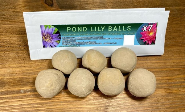 POND LILY BALLS X7 - глиняные шарики для водных растений, Нимфей ...