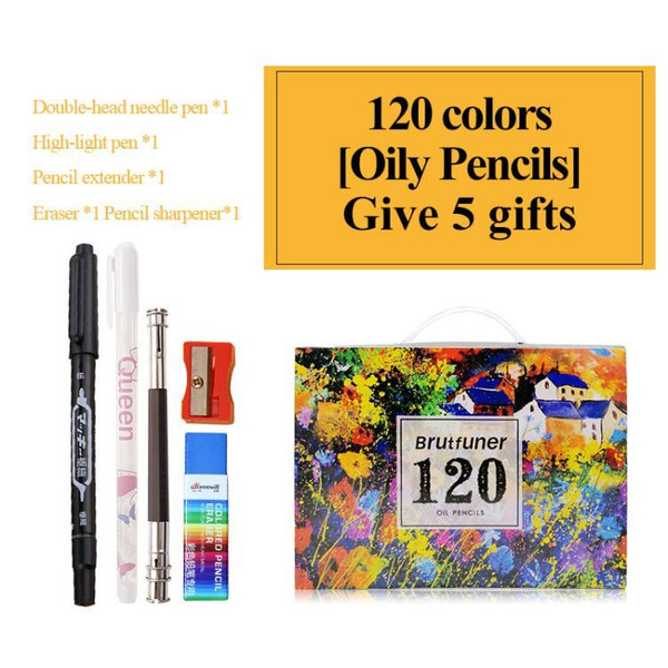 карандаши цветные brutfuner 180colors oil & акварельный цве - купить с ...