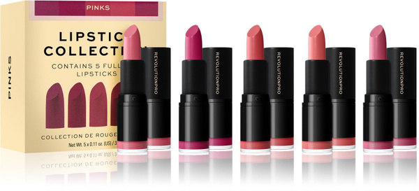 Revolution PRO Lipstick Collection - набор помады / Pinks 5 szt ...