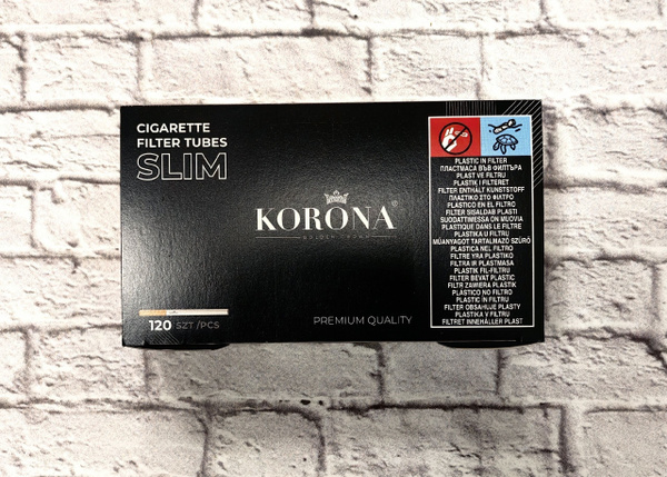 Сигаретные гильзы Корона - Slim (120 шт.) - купить с доставкой по ...