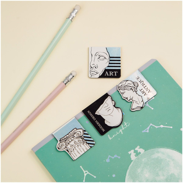 Закладки магнитные Meshu "Art", для книг, 4 штуки (MS_46710) - купить с ...