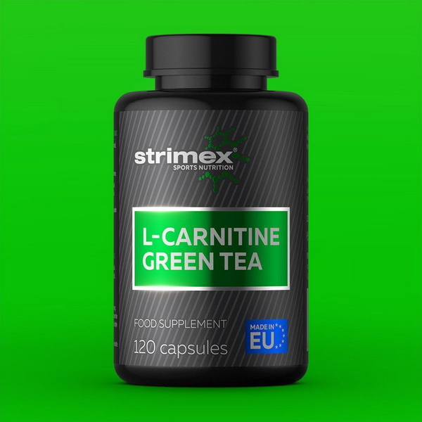 Карнитин Strimex L-Carnitine Green Tea, 120 капсул - купить с доставкой ...