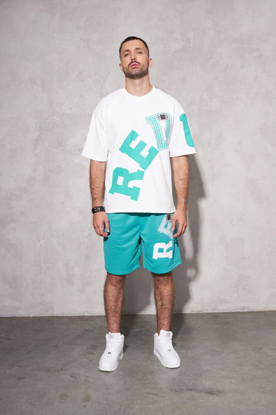 Костюм спортивный Мужской BLOGIKA Домашний бирюзовый, размер 46 ...