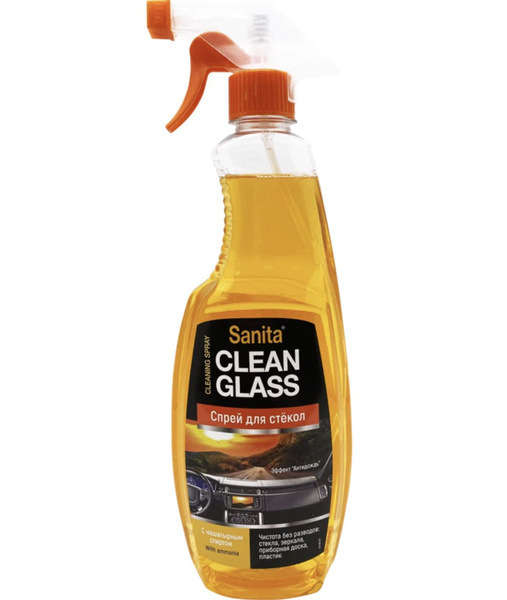 Санита / Sanita - Спрей для стекол Clean Glass с нашатырным спиртом 500 ...