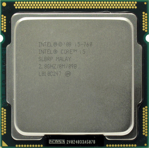 Процессор Intel Core_i5_760_OEM Core i5 1-го поколения, OEM (без кулера ...