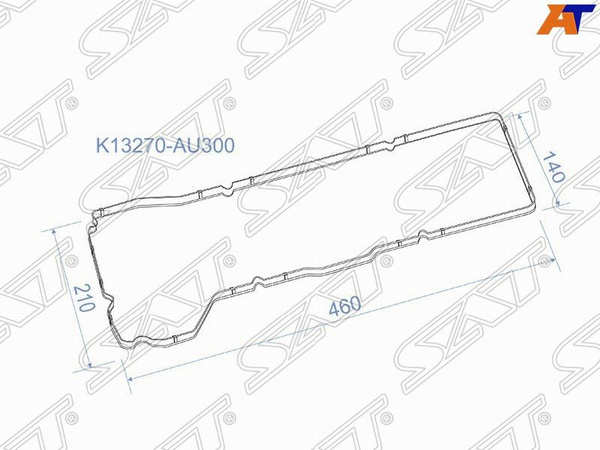 Прокладка клапанной крышки NS QG15DE, QG18DE, 02- Y11/B15/V10/W11/P12 ...