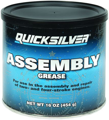 Смазка Quicksilver Assembly Grease для узлов двигателя (454гр) - купить в интернет-магазине OZON ...