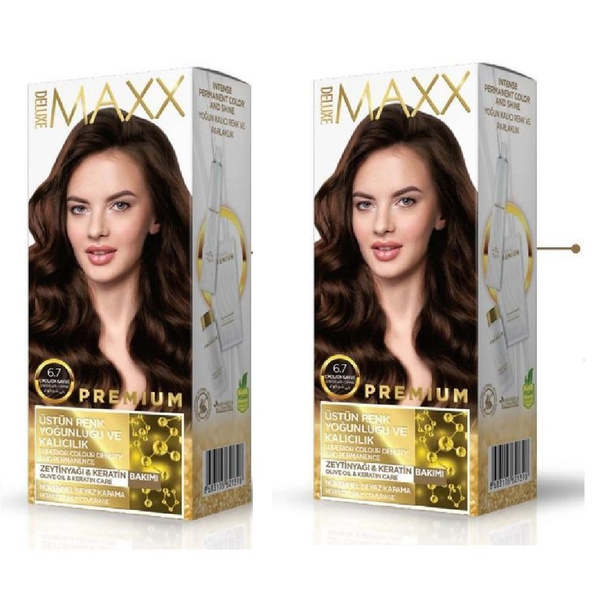 Maxx deluxe Набор для окрашивания волос PREMIUM HAIR DYE KIT, 6.7 ...