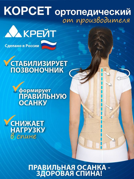 Б-506 Крейт Корсет ортопедический грудопоясничный - купить с доставкой ...