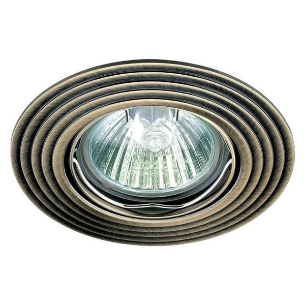 novotech Встраиваемый светильник, GX5.3, 50 Вт купить на OZON по низкой ...