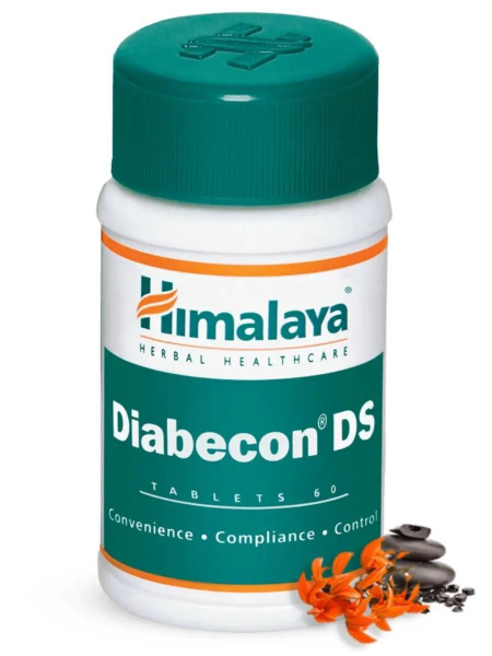 Himalaya Диабекон ДС (Diabecon DS) для снижения сахара в крови 60 таб ...