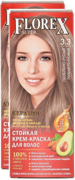 Florex Краска для волос, 100 мл - купить с доставкой по выгодным ценам ...