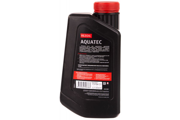 Масло 2Т 0,946 л REZOIL AQUATEC NMMA TC-W3 (биоразлагаемое, для ...