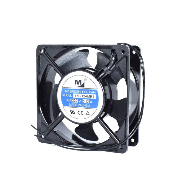Новый вентилятор охлаждения металлической рамы YM212AMB1 AC220V 0.12A 2-Lines 120*120*38мм 12CM ...