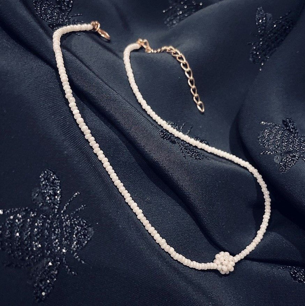 Aster Чокер Из бисера - купить с доставкой по выгодным ценам в интернет-магазине OZON (1132304512)