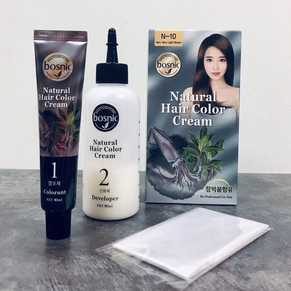 Краска для волос Bosnic Natural hair color cream N-10 - купить с ...