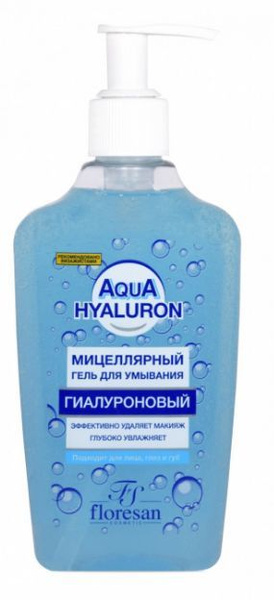 Floresan Мицеллярный гель для умывания Agua Hyaluron, 250 мл - купить с ...