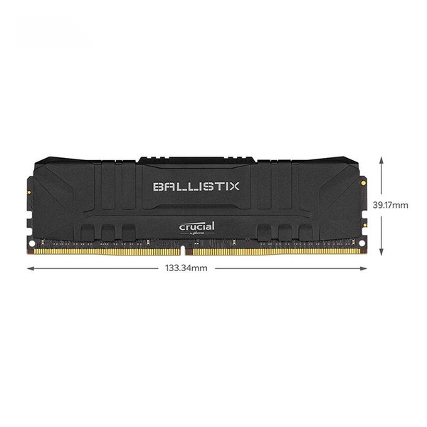 Модуль оперативной памяти Crucial Ballistix Black Ddr4 3200 МГц Cl16 Xmp8 ГБ Bl8g32c16u4w